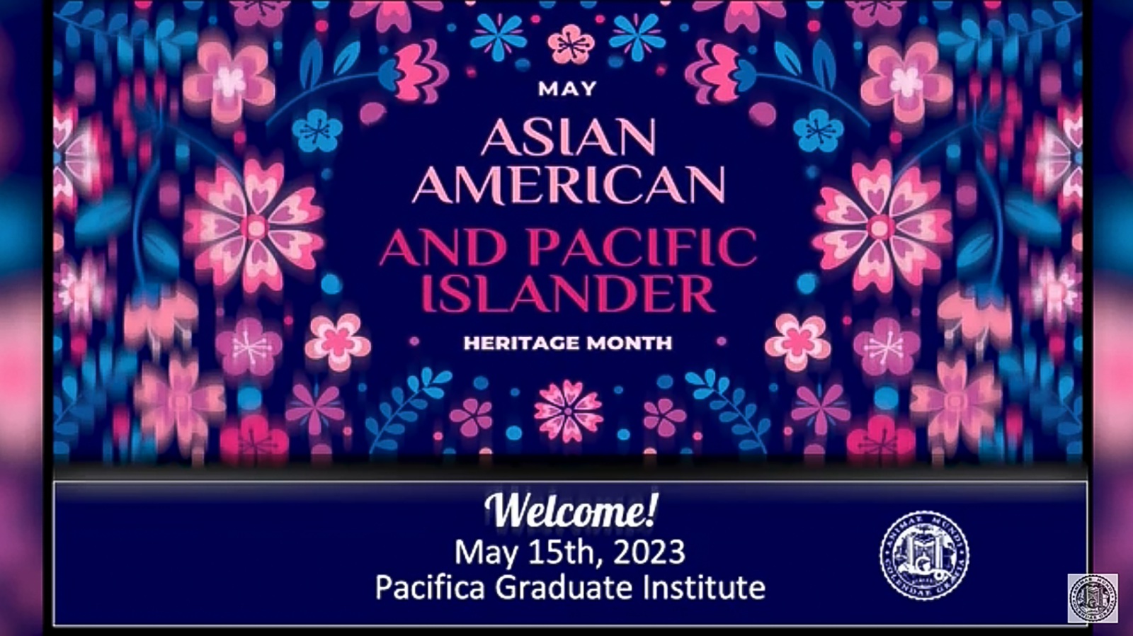 AAPI Heritage Month Celebration Video - 5/15/2023 – Pacifica Graduate ...